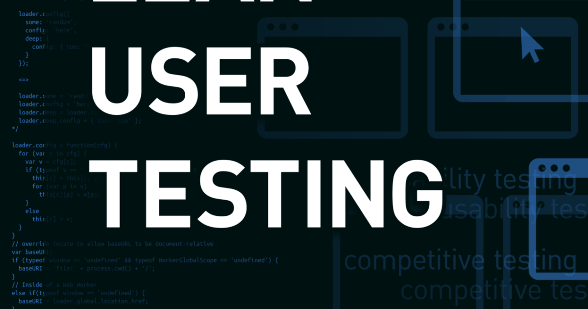 Lean User Testing – A Pragmatic Guide to User Tests